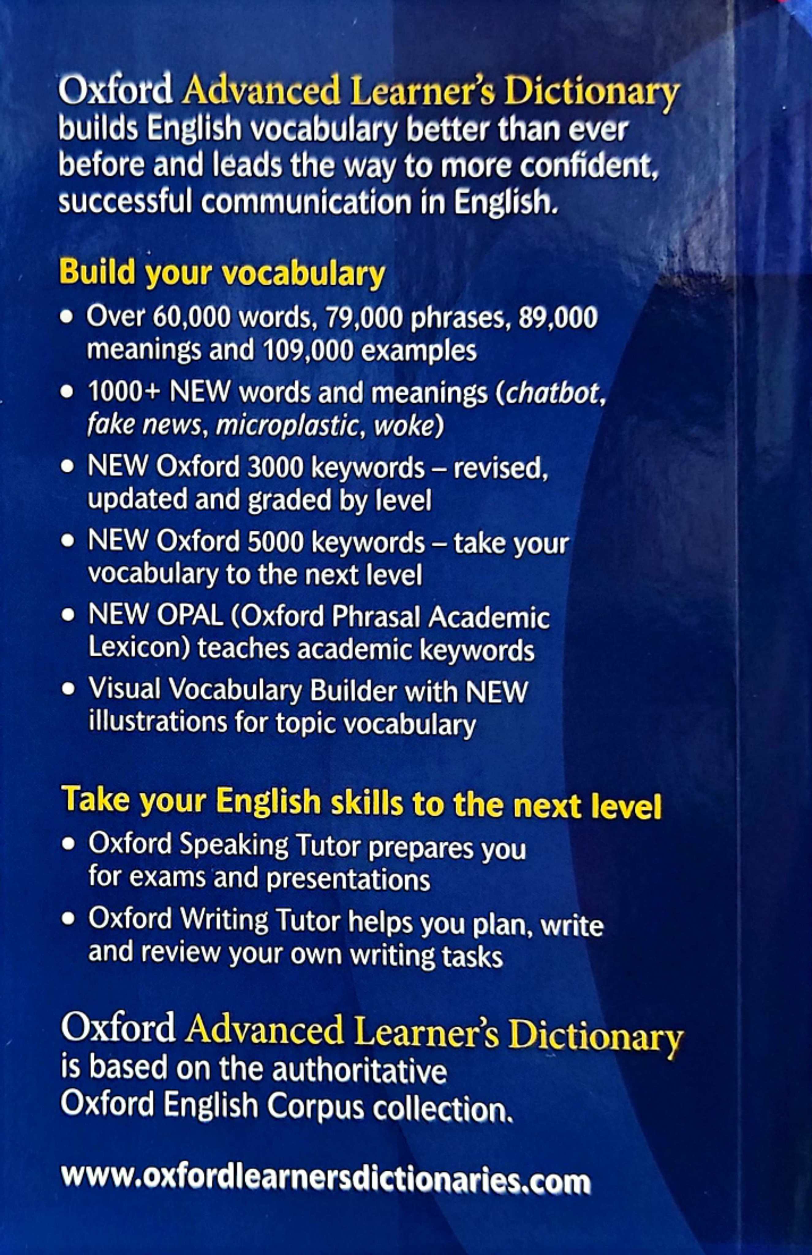 OXFORD ADVANCED LEARNER'S DICTIONARY (10th EDITION) | Shopee Singapore