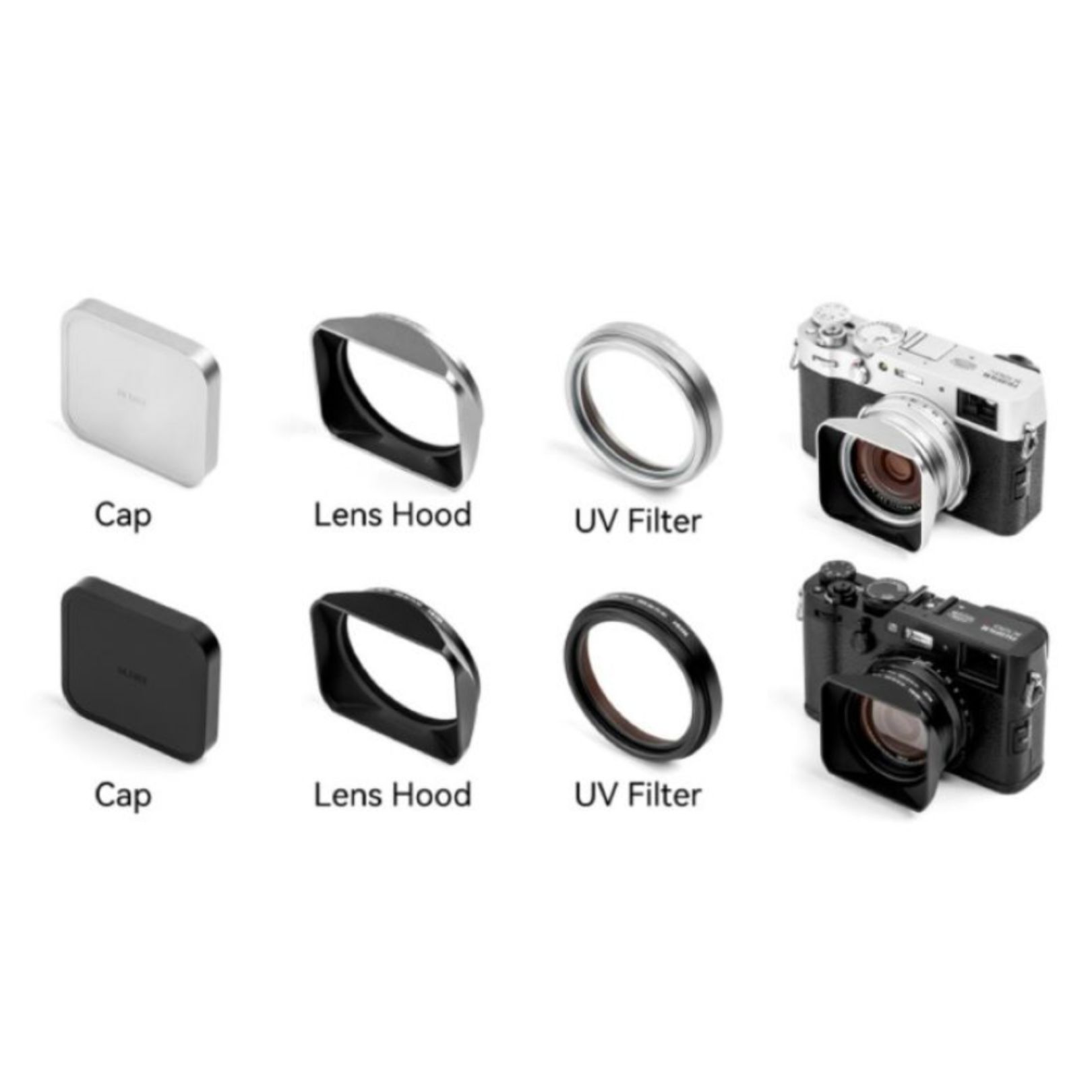 NiSi X100 SERIES NC UV FILTER SET FOR FUJIFILM X100 X100S X100F X100T ...