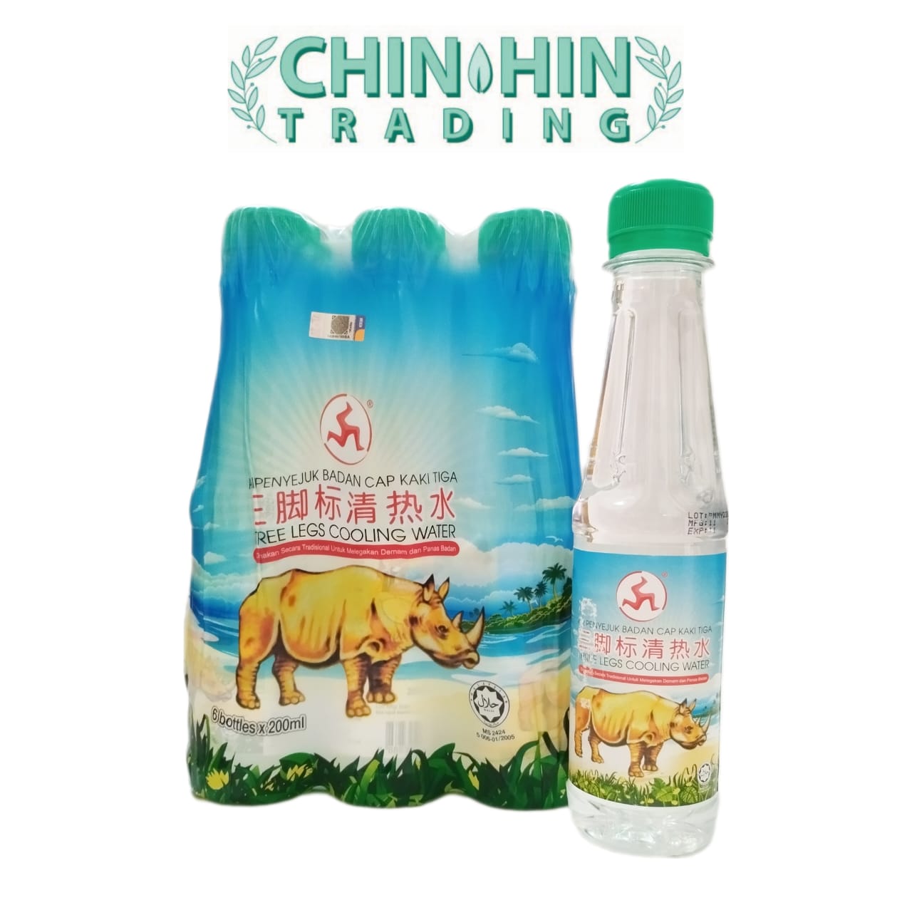 [3 LEGS] Air Penyejuk Badan Cap Kaki Tiga 三脚标请热水 Three Legs Cooling ...