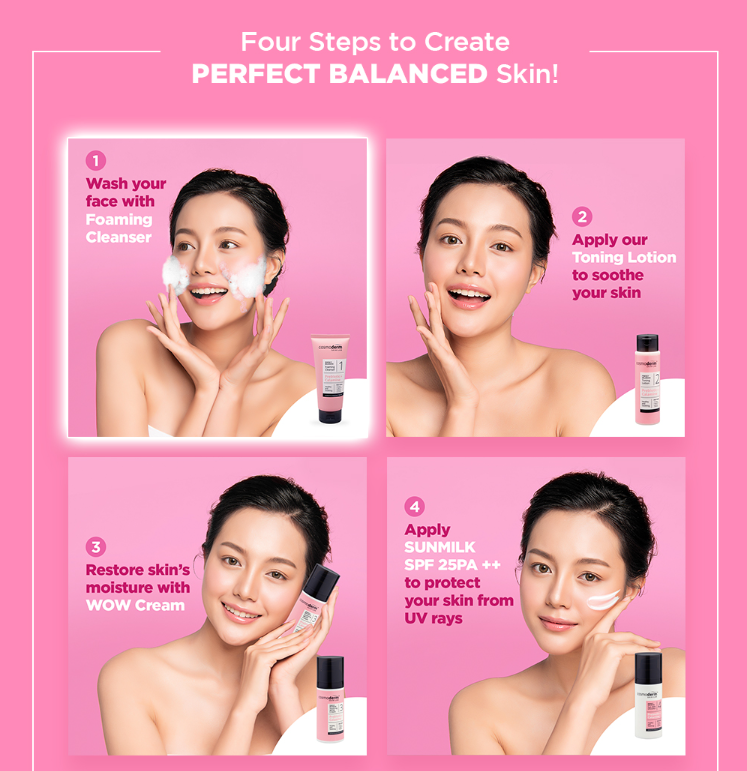 COSMODERM PERFECT BALANCE PREBIOTIC+ CALAMINE (4 TYPES) (2025) | Shopee ...