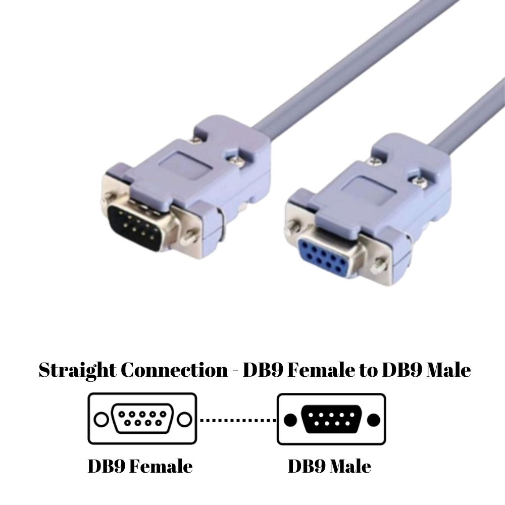 Customize Serial Cable RS232 Straight Full Connection ( DB9 Male to DB9 ...
