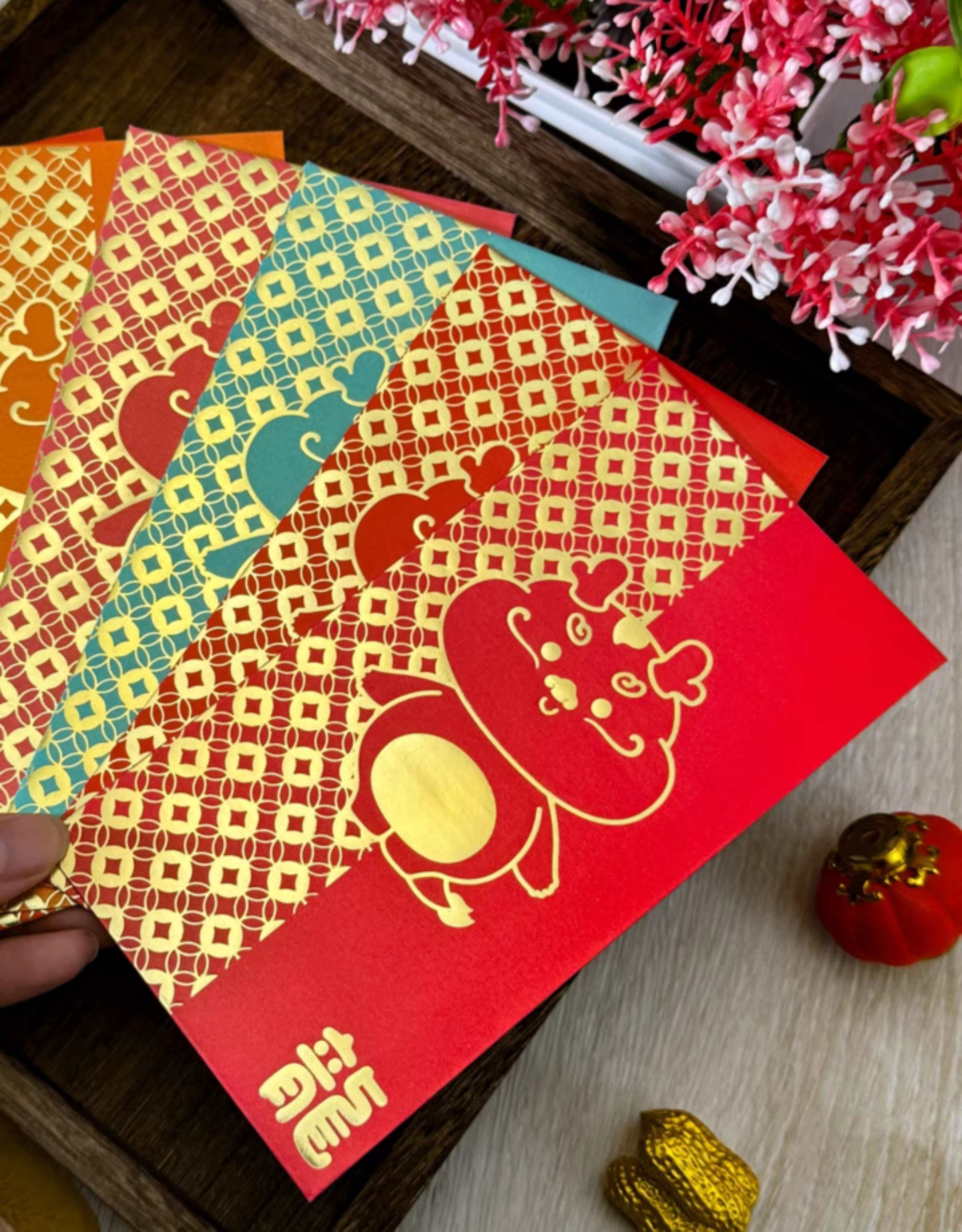 Cny 2024 of the Dragon HK version red envelope bag 2024 Year of the ...