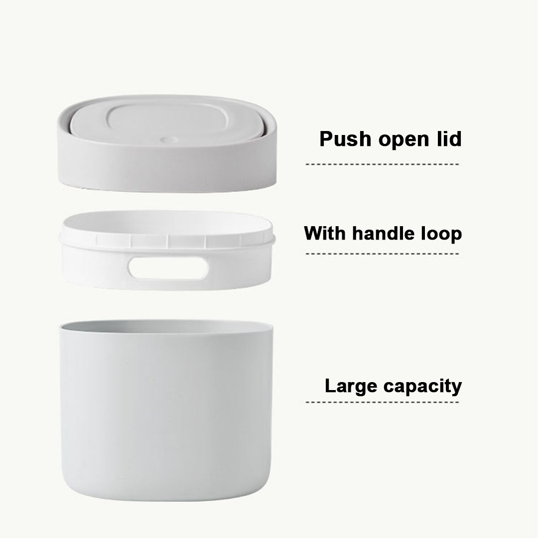 MINI DESK BIN DESKTOP TRASH CAN DESKTOP BIN SMALL WASTE BIN BASKET MINI ...