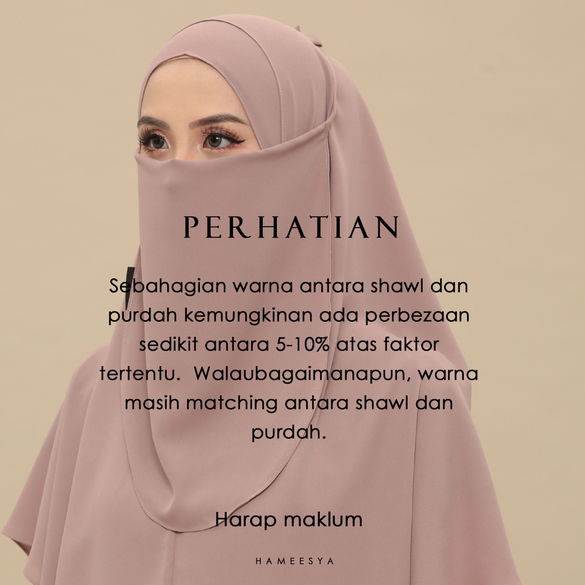 Purdah Sahaja Purdah Purdah Chiffon Pairing with Bshawl & Aisyaa Purdah ...