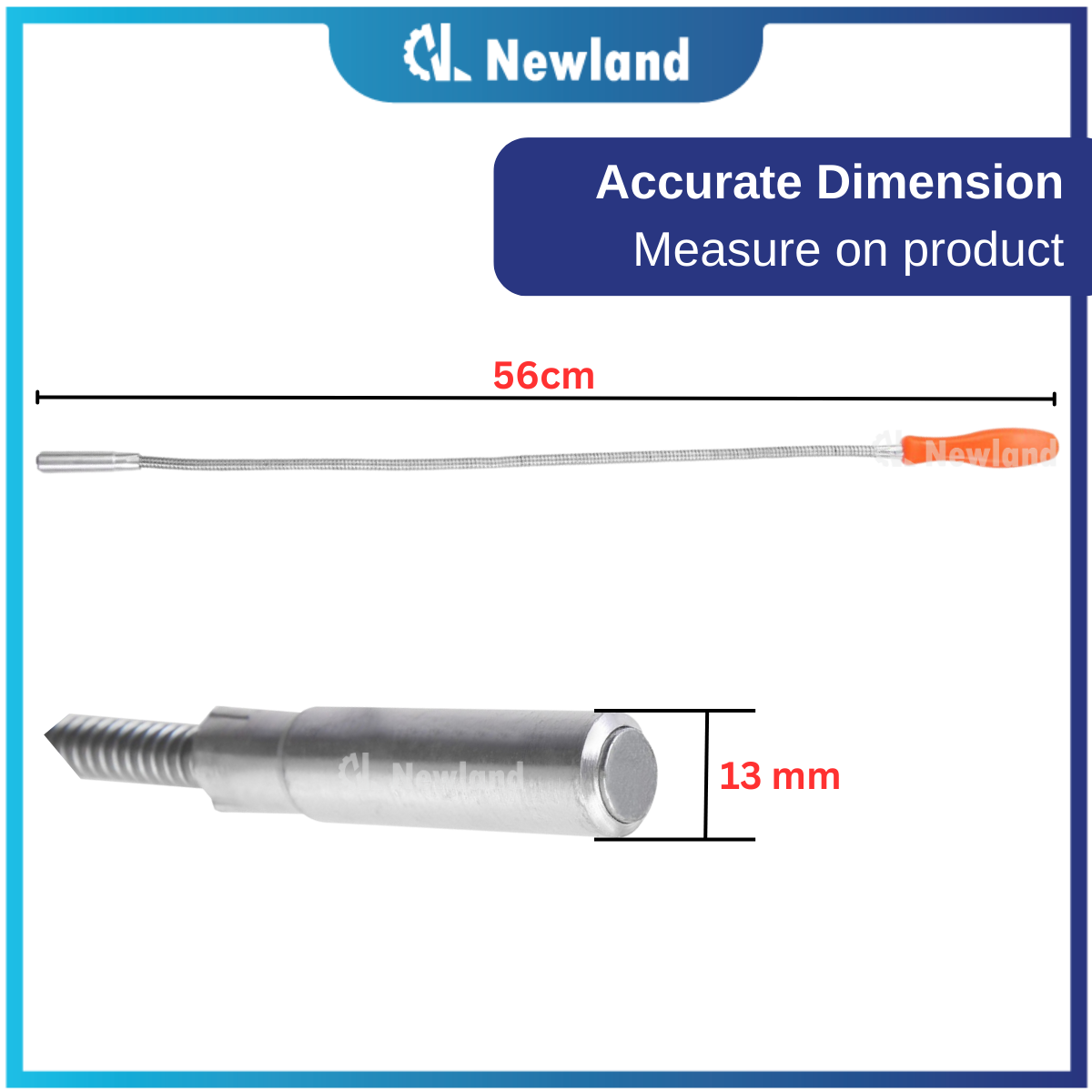 Handheld Flexible Magnetic Pick Up Tool Magnet Long Reach Spring ...