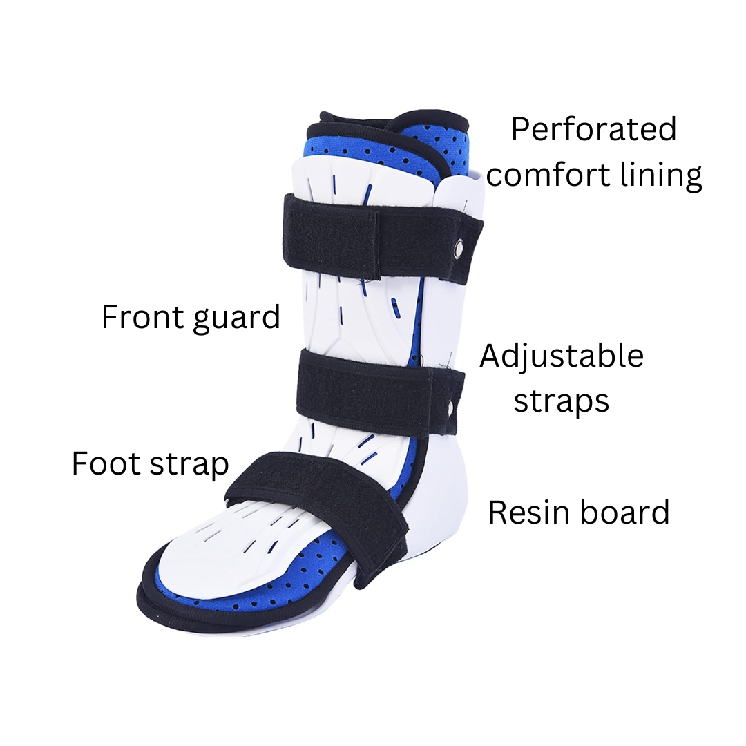 Ankle Joint Fixation Brace with Foot Support Guard Anti Slip Sprain ...