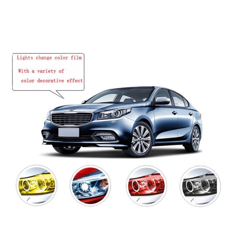 1Meter x 30cm Car Tinted Film Headlamp Headlight Fog light Tail Light ...