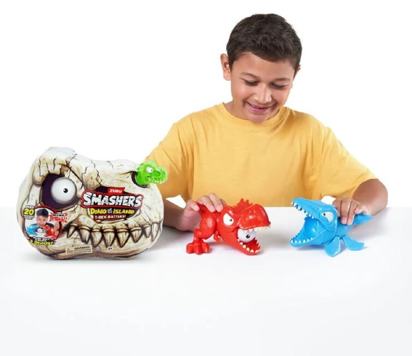 SMASHERS DINO ISLAND MINI T-REX BATTLE PLAYSET (74114) | Shopee Singapore