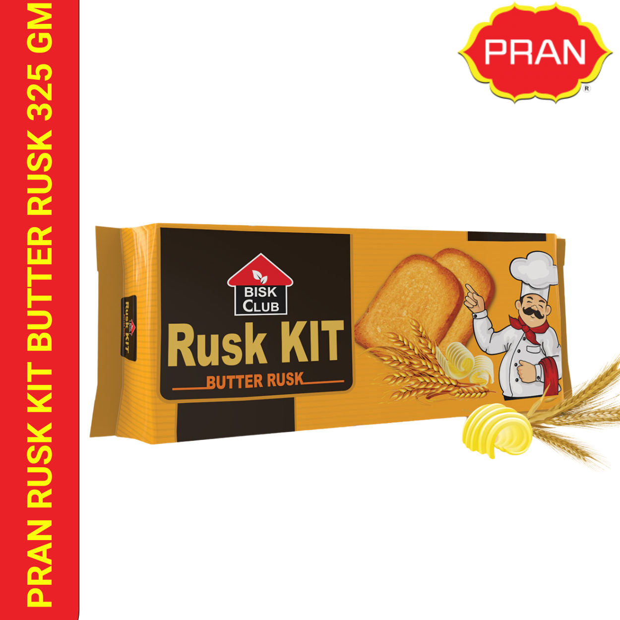 PRAN Rusk Kit Butter Rusk (330g) | Shopee Singapore