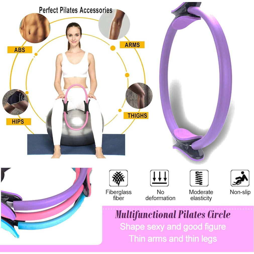 Yoga Exercise Pilates Ring Yoga Wheel Yoga Ring Pilates Yoga Training ...