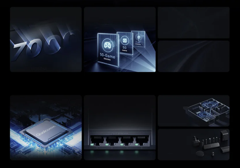 Xiaomi Router BE7000 Qualcomm WiFi 7 (A73 1.5GHz/1GB/160MHz/4K QAM/USB ...