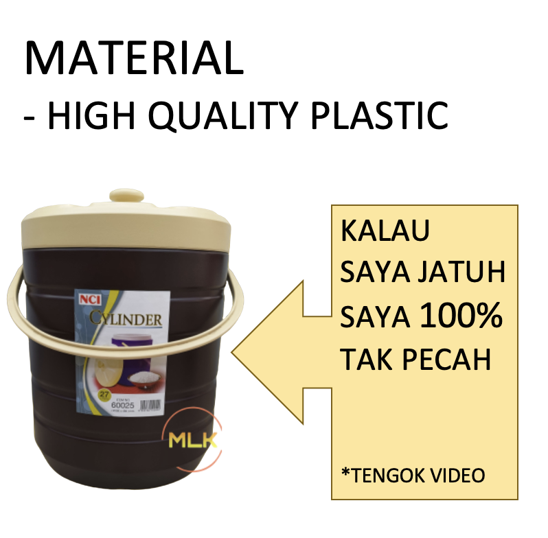 Mlk Heavy Duty Used Rice Plas Rice Barrel Ice Rice Bucket Cooler Box ...