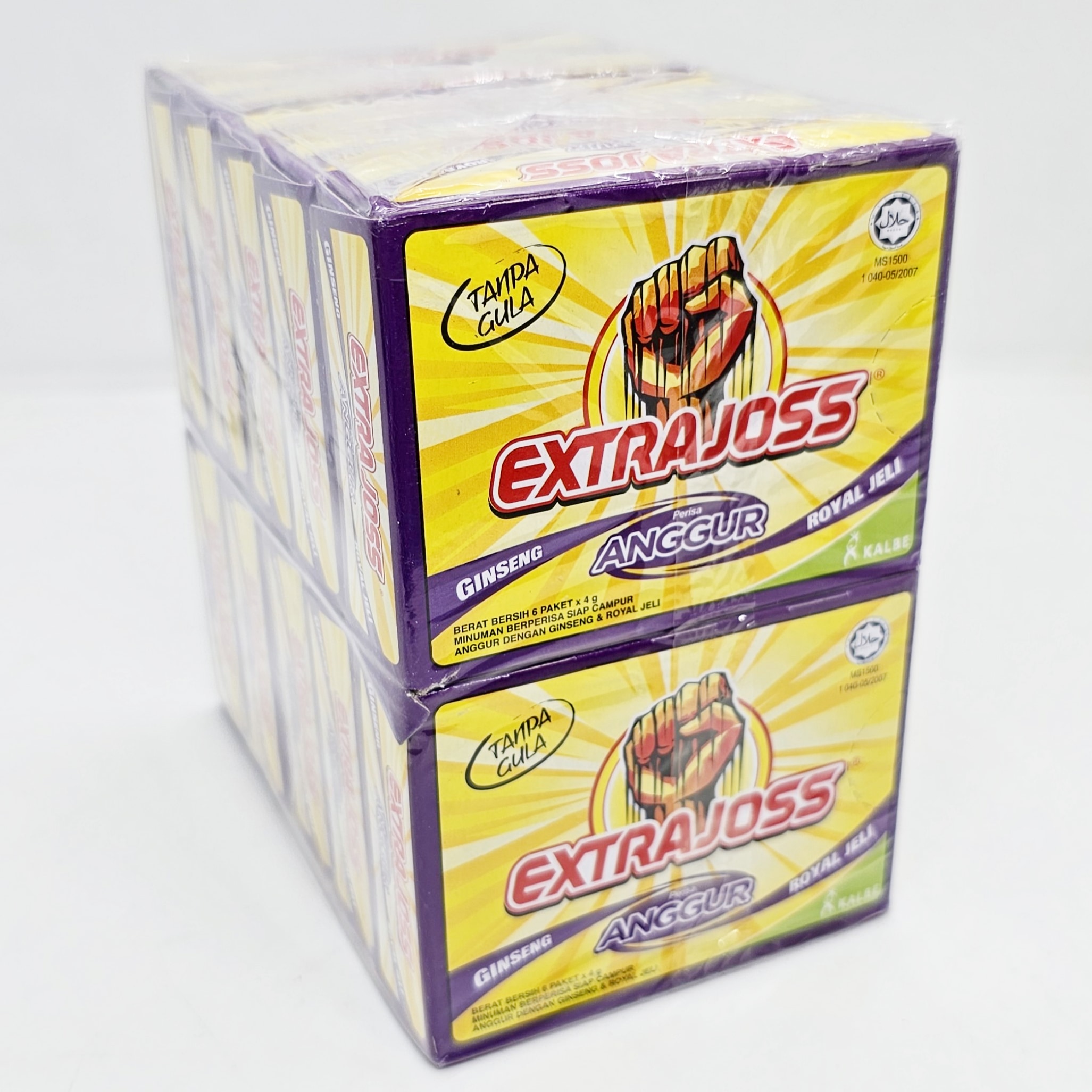 Extra Joss / Ejuss Energy Drink Active Anggur Mangga (10 Boxes x 6 ...