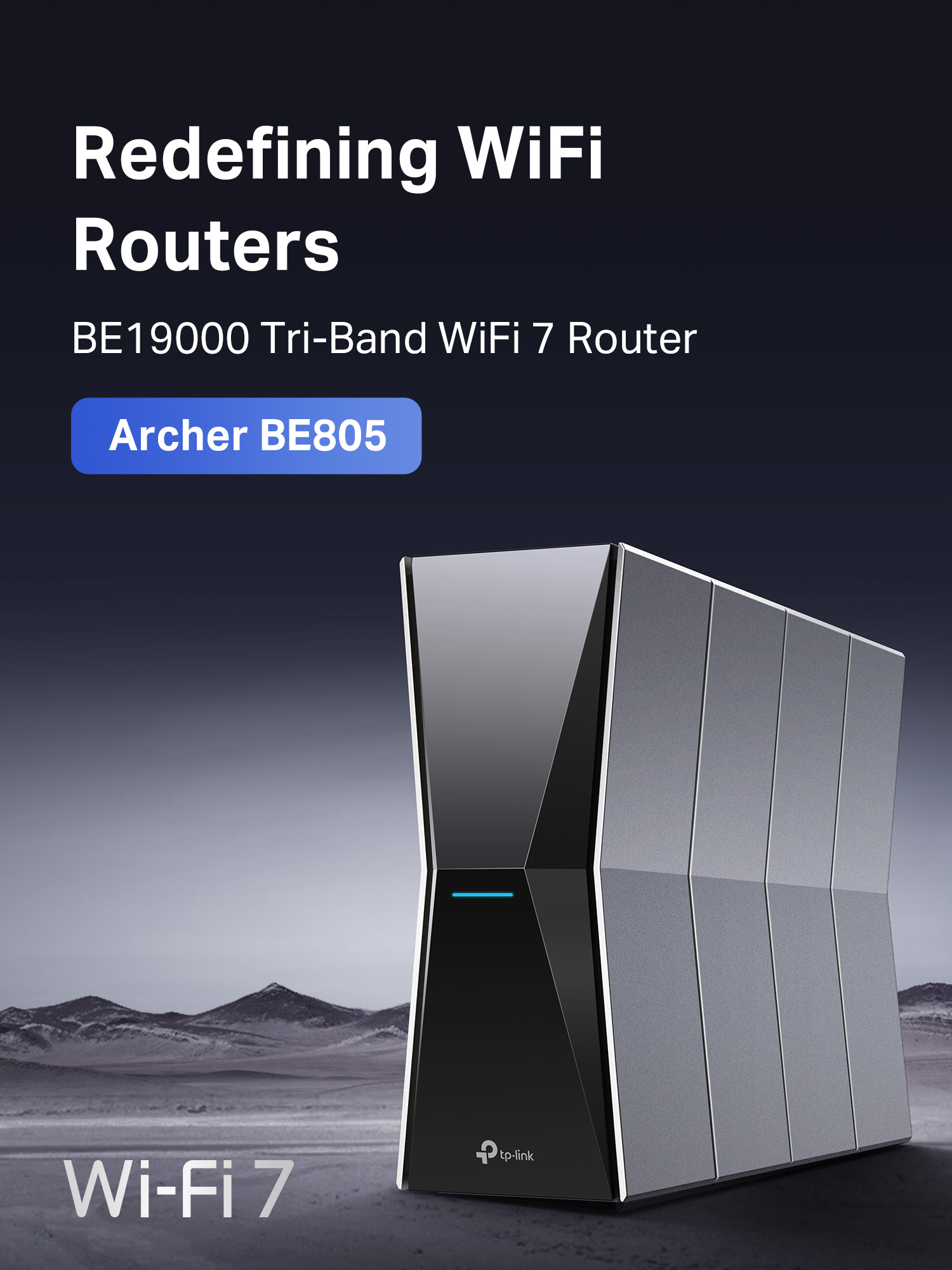 TP-Link Archer BE805 BE19000 Tri-Band Wi-Fi 7 Router | EasyMesh ...