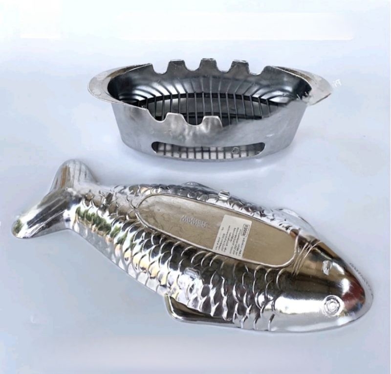 Steam Fish Plate With Burner Stove 16" Pemanas Ikan Aluminium Thai ...