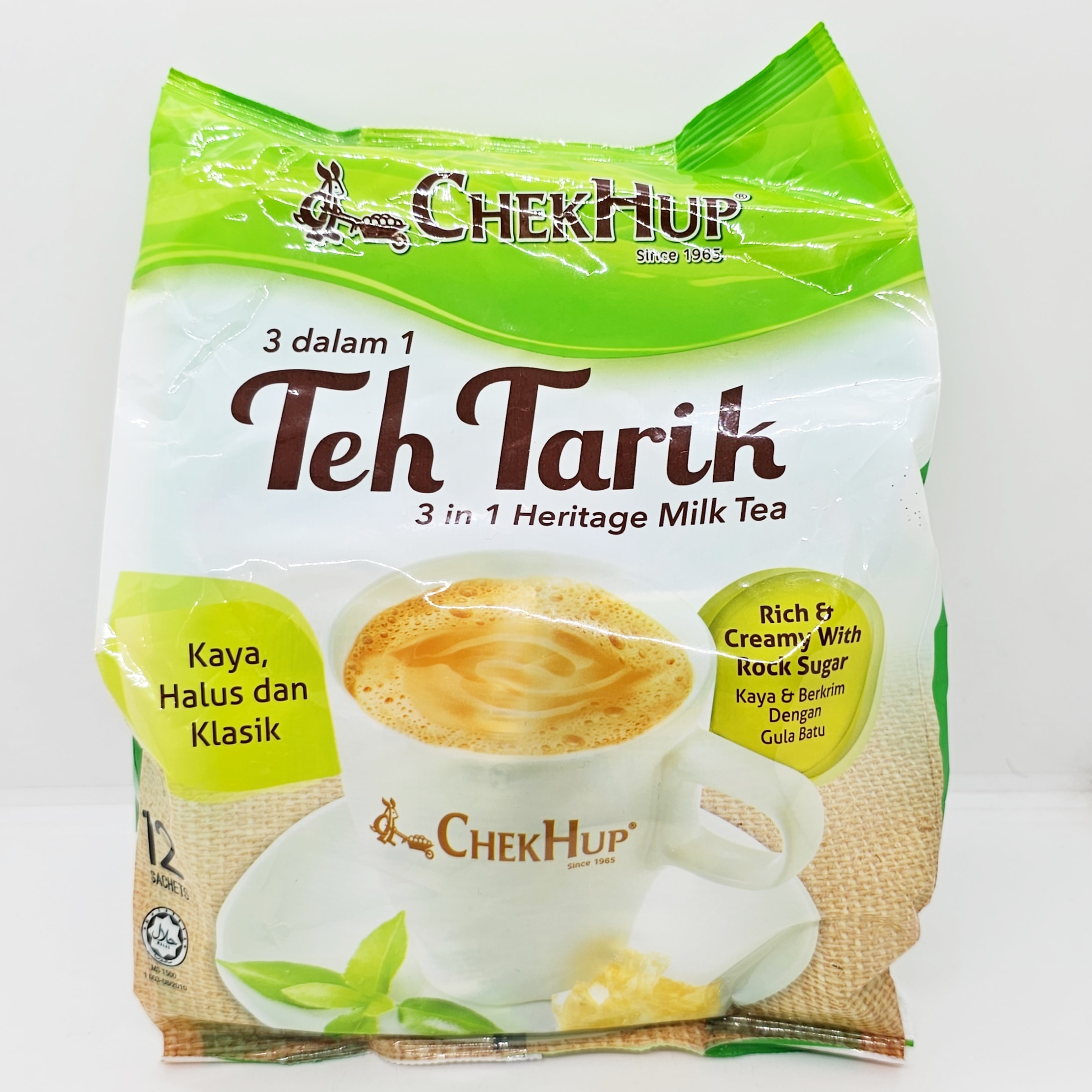 Chek Hup Ipoh White Coffee & Heritage Milk Tea (12's / HALAL) Kopi ...