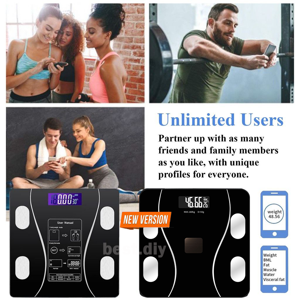 Warranty 79in1 Smart Scale Body Fat Scale Digital Weight Scale ...