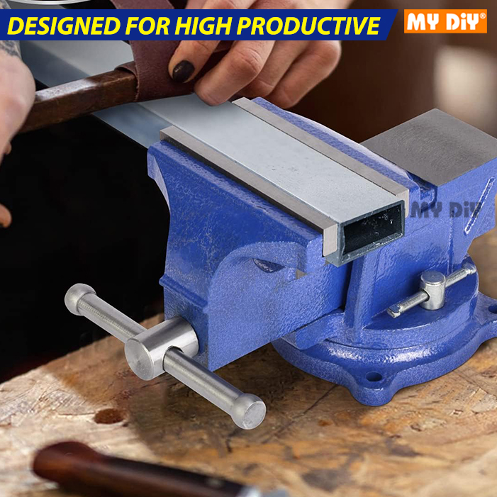 DIY Online4u - 3" 4" 5" Swivel Base Bench Vise / Heavy Duty Bench Vise ...