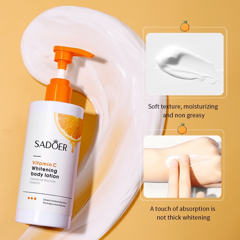 SADOER Vitamin C Whitening Body Lotion Moisturizes, Hydrates, Nourishe ...