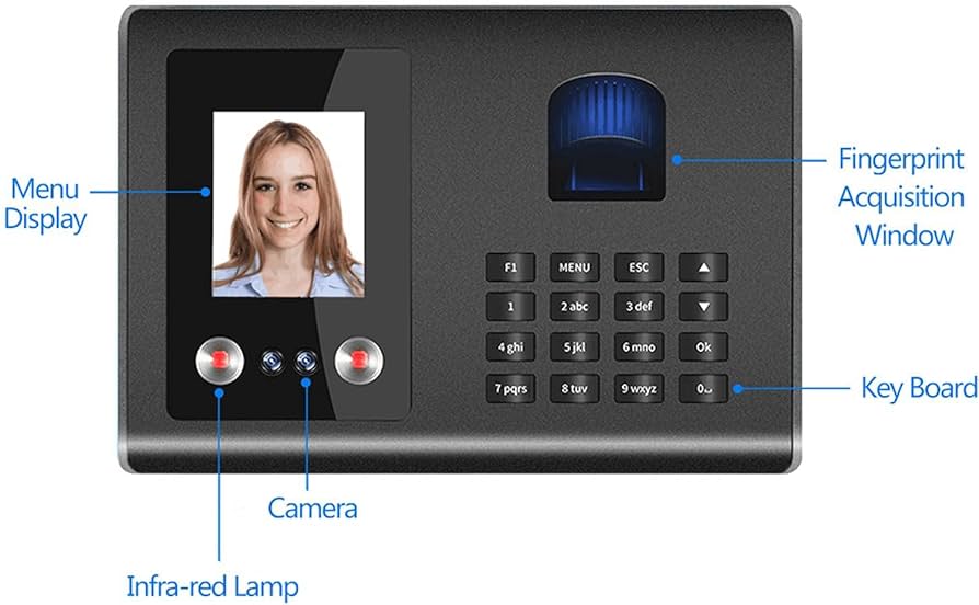 Biometric Face Fingerprint Attendance Machine Thumbprint Attendance ...
