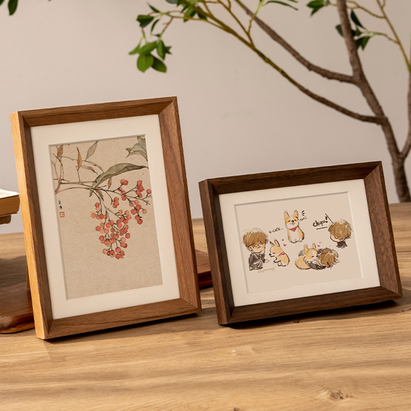 4R, 5R, 6R, 8R & A4 photo frame – wood grain photo frame / 相框 结婚照摆设品 – 木纹相框 / bingkai foto ...