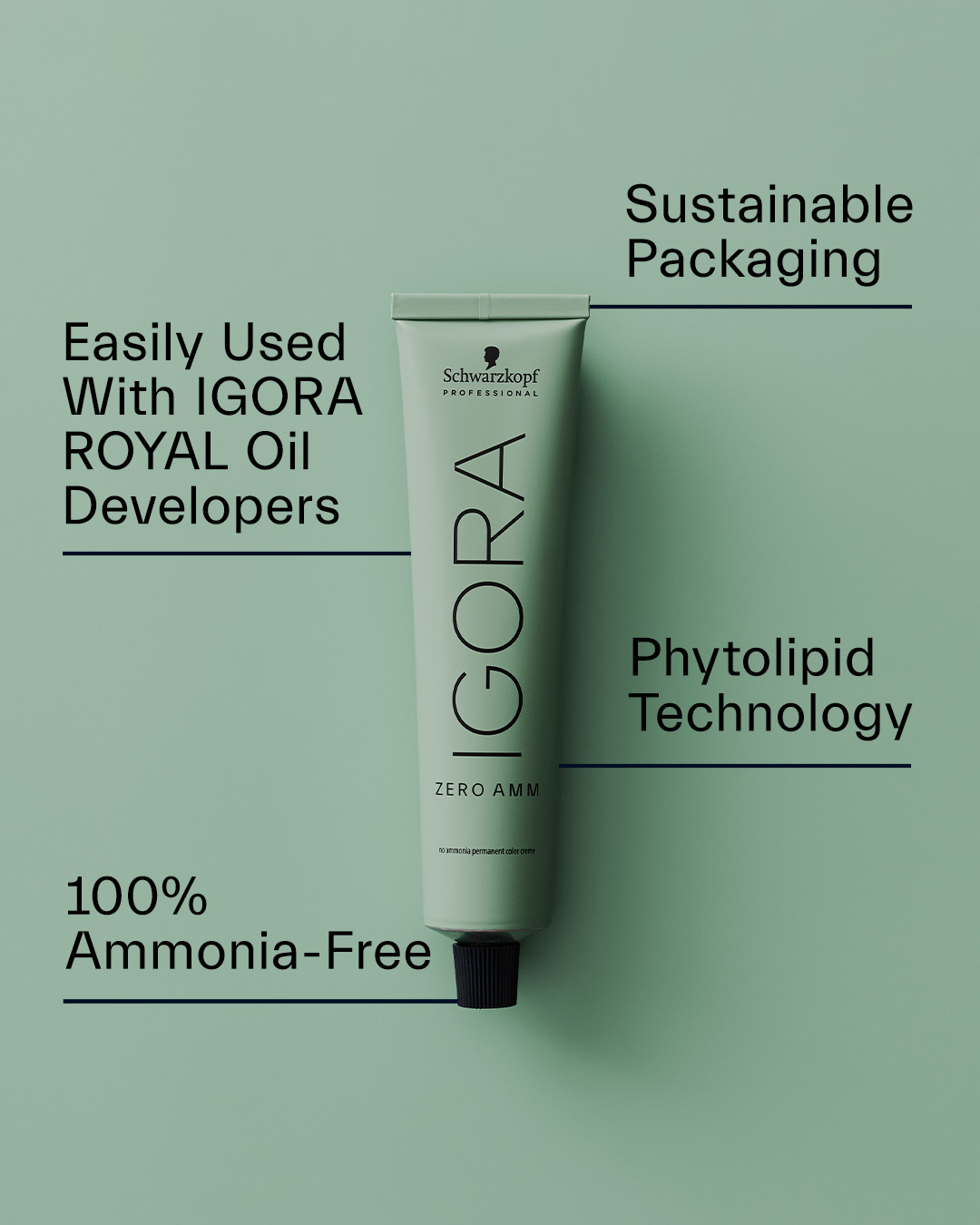 (NEW) Schwarzkopf Igora Color Royal Zero Amm Color 60ml Free Ammonia ...