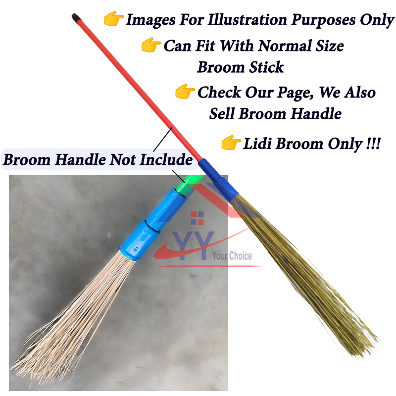 Lidi Broom/Plastic Head Coconut Leaf Broom/Coconut Stick Broom /Brush ...