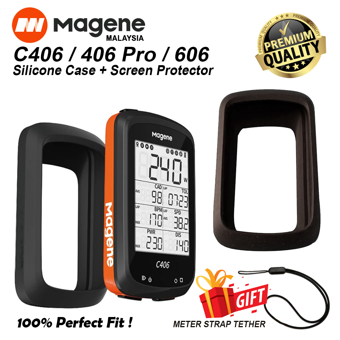 MAGENE C406 C606 C506 SE Pro Cycling Bike Meter Silicon Case Cover ...