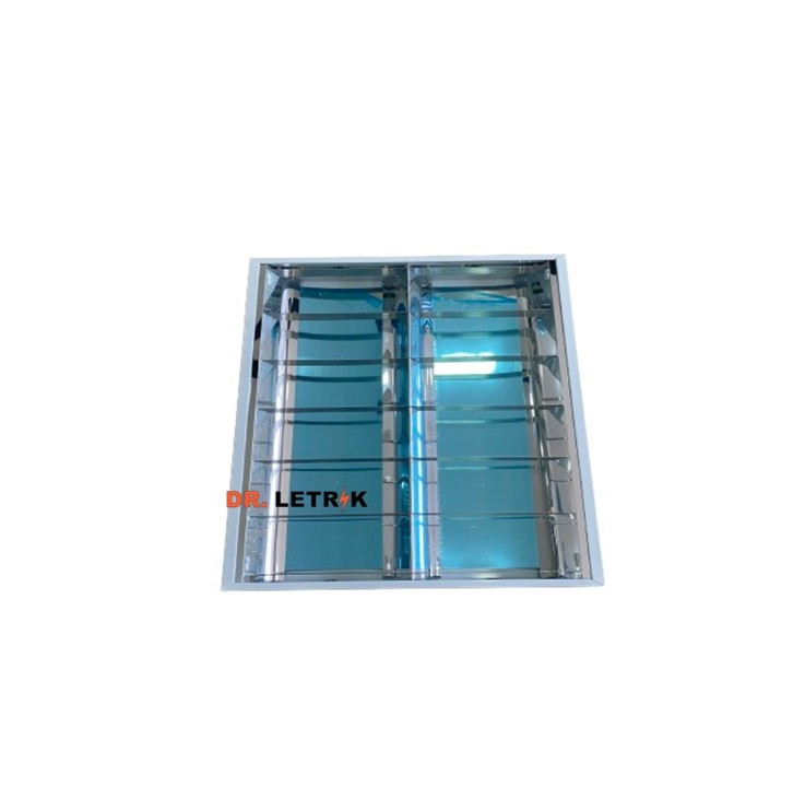 2X2 ft LED Top Mirror Reflector Ceiling Down Light Troffer Office ...