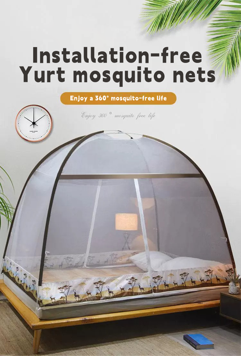 Mosquito Net Single/Queen/King 2 Door Mosquito Net Bed Mosquito Net ...