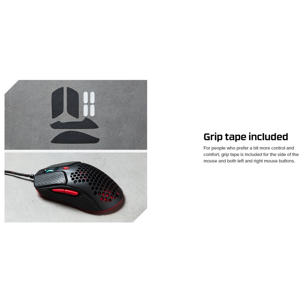 HyperX Pulsefire Haste - Gaming Mouse Wired Ultra-light Hex Shell ...