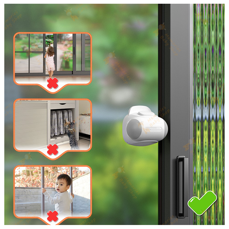 EUDEMON Sliding Window Restrictor Window Lock Door Lock Child Baby ...