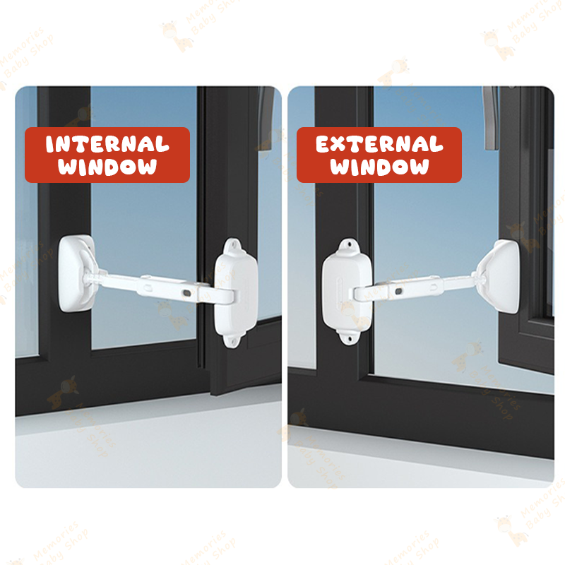 EUDEMON Internal & External Windows Restrictor Window Stopper Baby ...