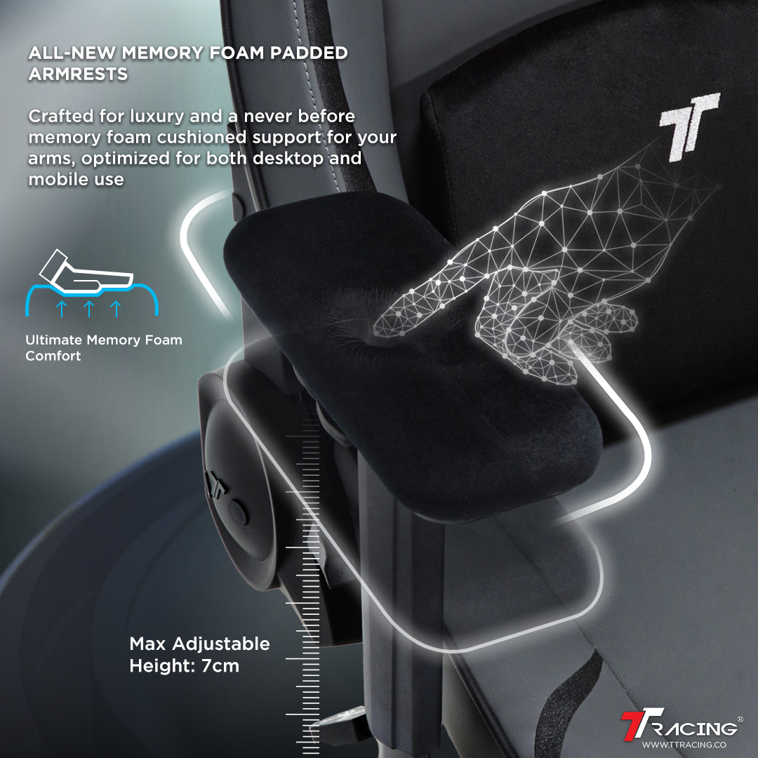 TTRacing Swift X Pro Gaming Chair Ergonomic Home Office Chair - 2 Years ...