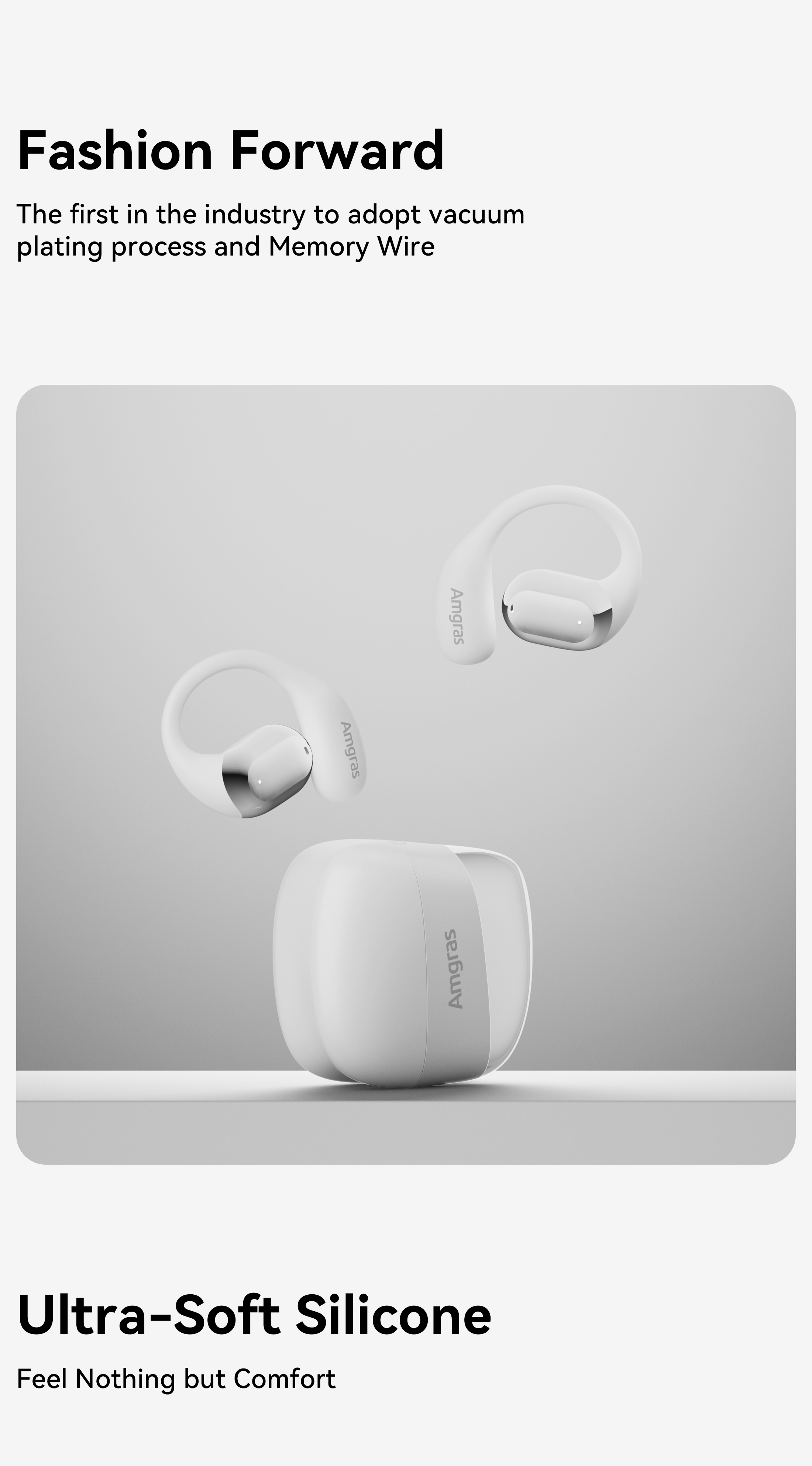 Amgras OpenEcho IV Ultra OWS Bluetooth Earphone ENC Noise reduction ...