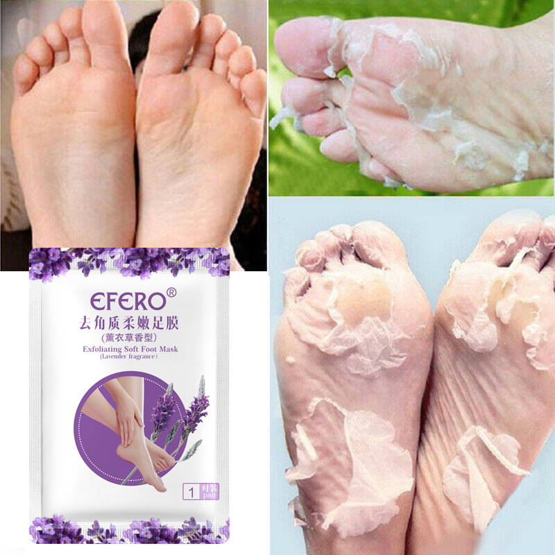 Exfoliating Foot Mask Foot SPA Pedicure Sock Removing Dead Skin ...