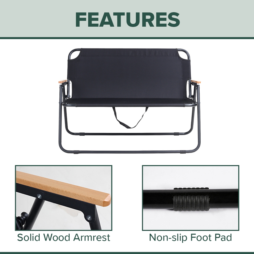 [Woodz] ShineTrip Mountainhiker Lightweight Double Seats Aluminium ...