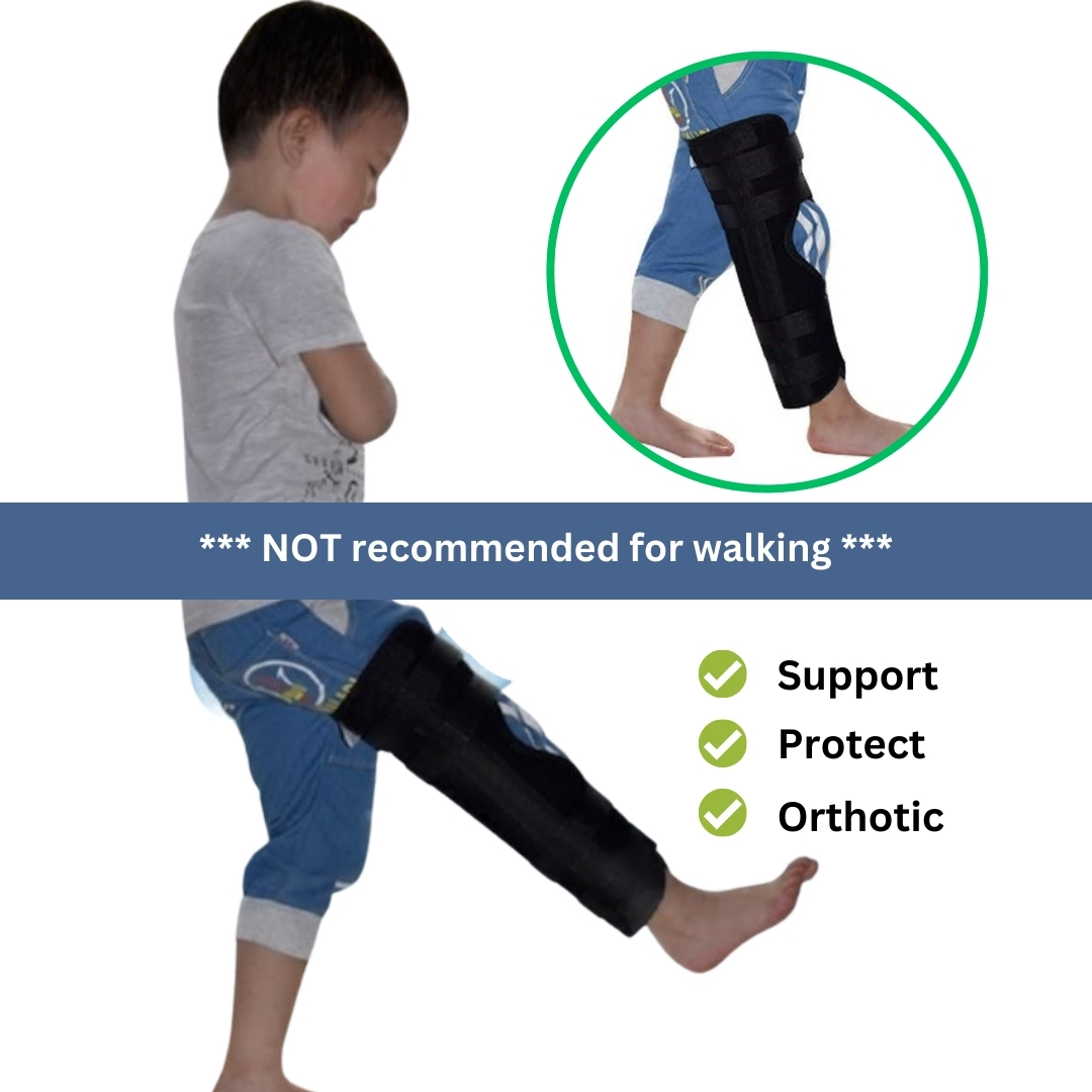 Kids Knee Brace Children Fixed Joint Guard Support Pediatric Leg ...