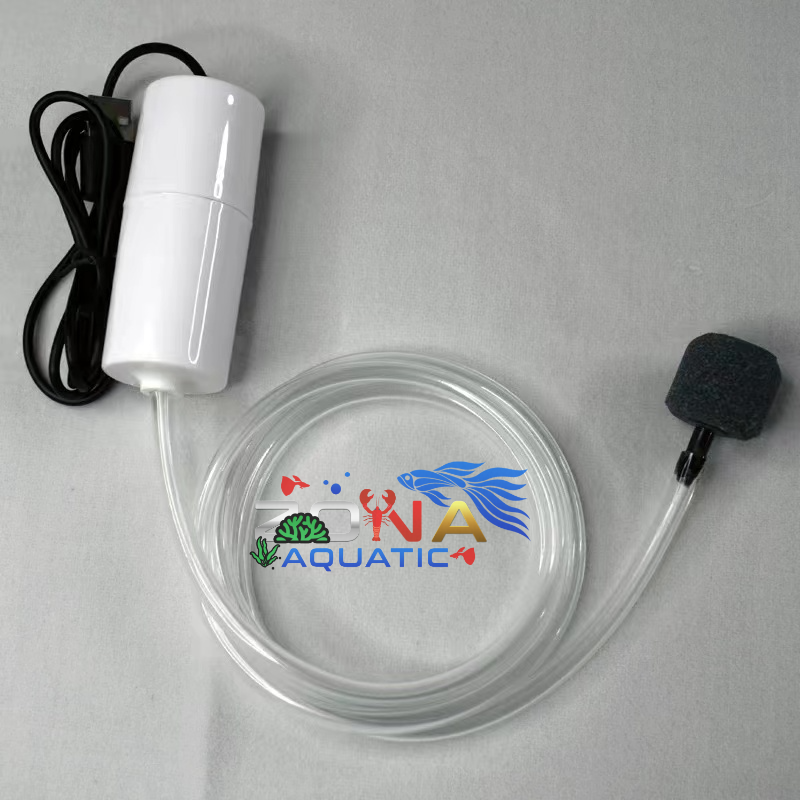 | PORTABLE MINI USB OXYGEN AIR PUMP | FOR AQUARIUM FISH TANK | FISH ...