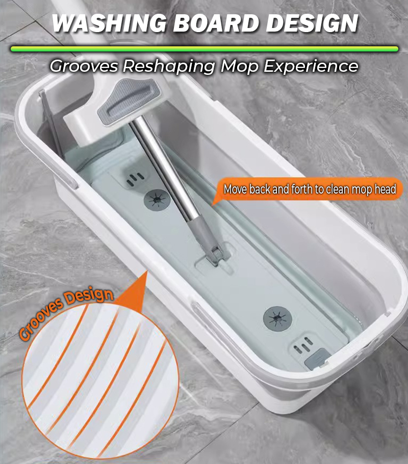 Collapsible Mop Bucket for All Type Of Cleaning Mop, Big Foldable Large ...