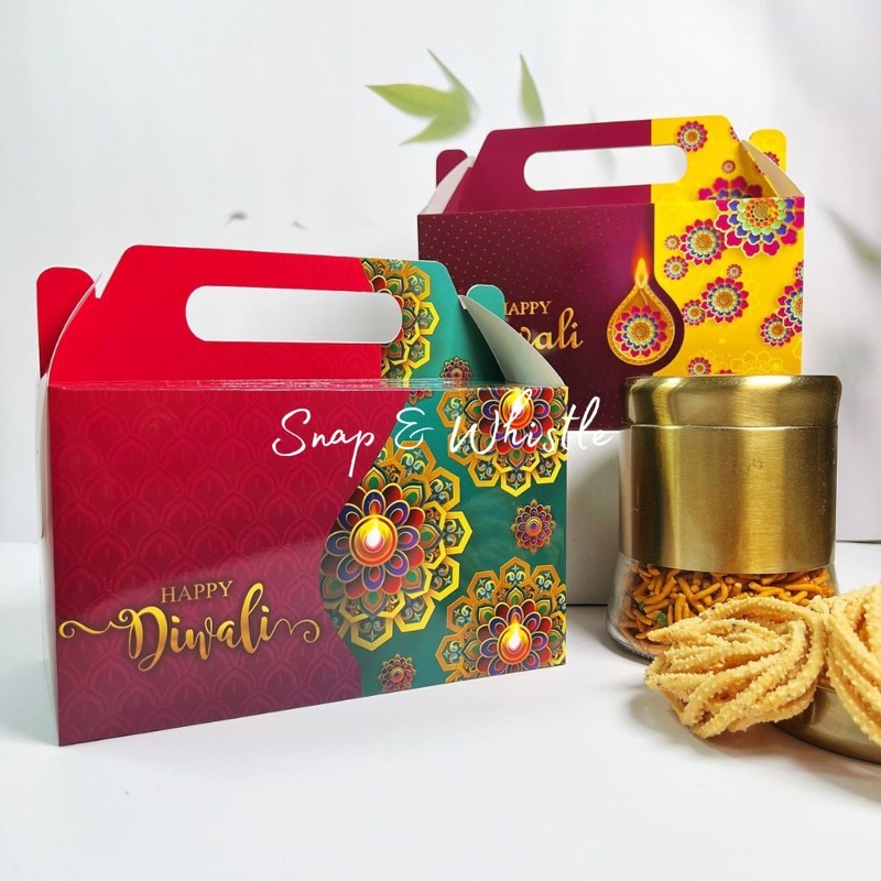 [NEW] 2024 Happy Deepavali Box Diwali Box Kotak Kuih Raya Packaging Bag ...