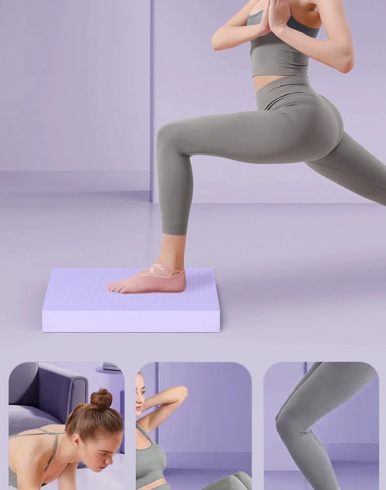 Balance Pad, Non-Slip Foam Mat & Ankles Knee Pad Cushion for Core ...