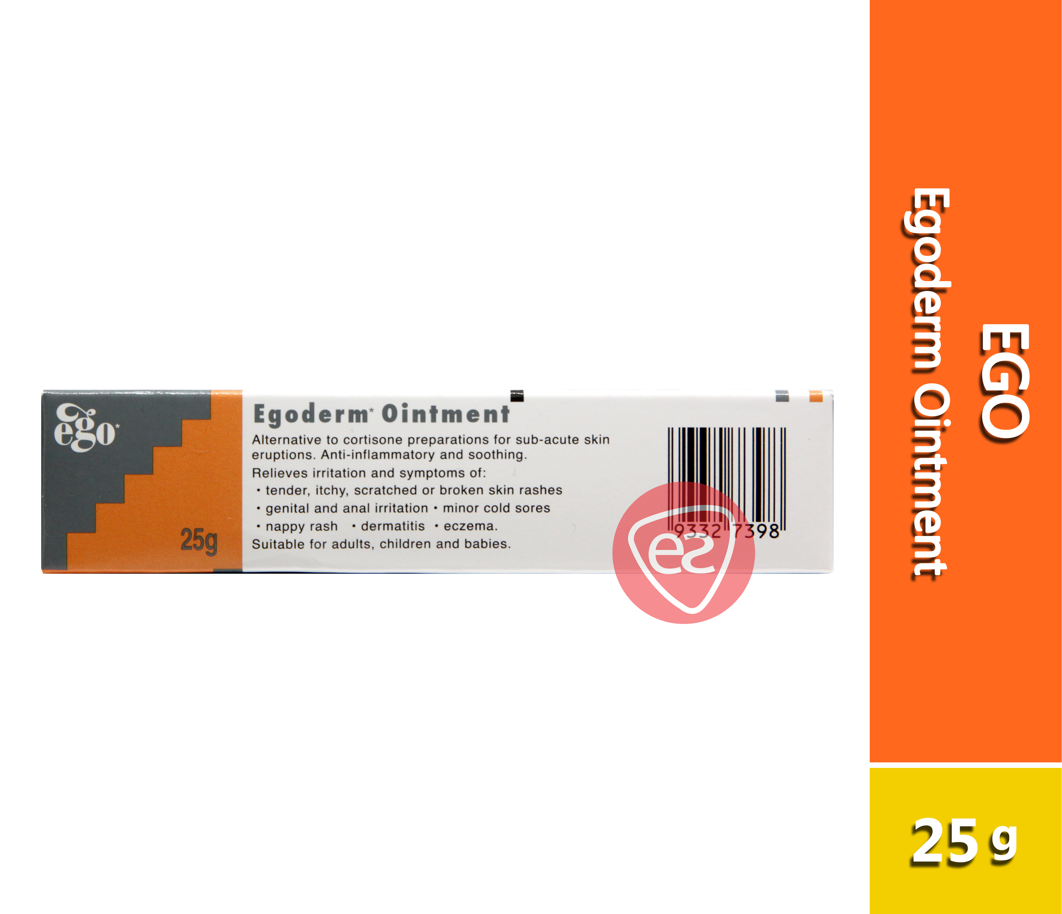 Egoderm Ointment 25g (Relieves & Protects Red, Itchy Rashes) | Shopee ...