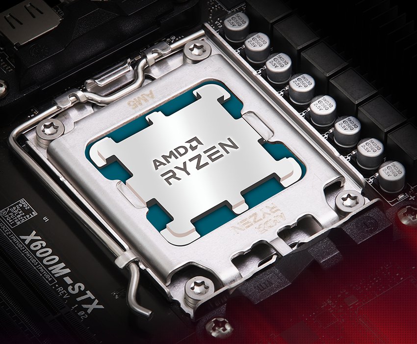 ASROCK DeskMini X600W Mini PC with Intel M.2 WiFi Kit For AMD Ryzen ...