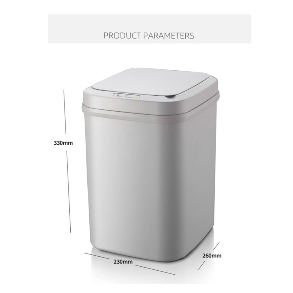 Automatic Dustbin 18L Big Size Touchless Motion Sensor Electronic ...
