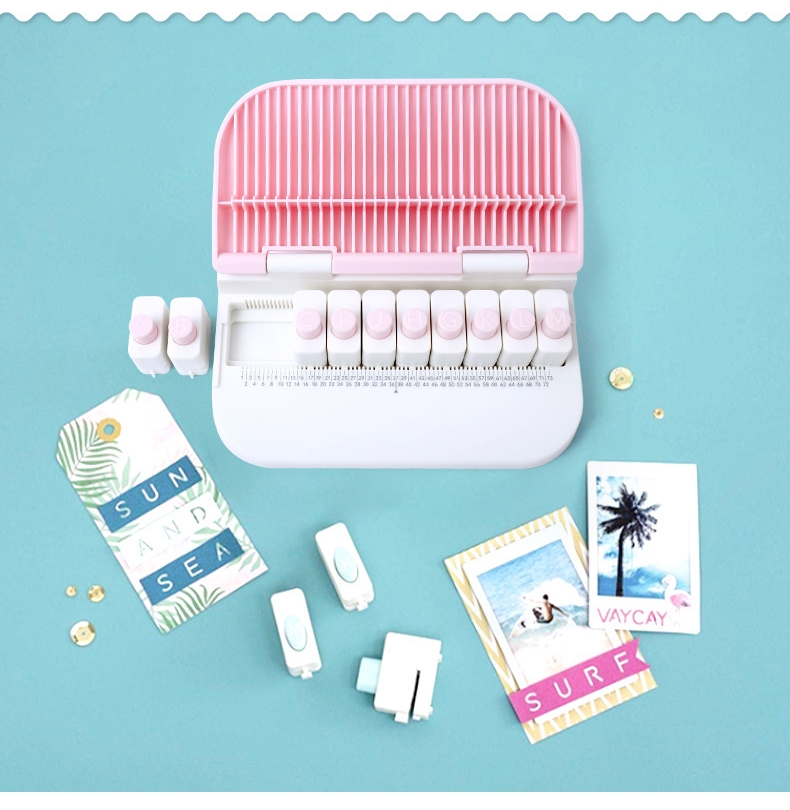 Creative Manual Word Hole Punch Board Alphabet Letters Numeric DIY ...
