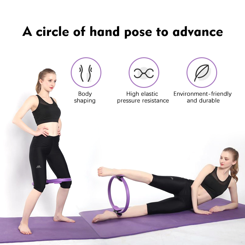 Yoga Exercise Pilates Ring Yoga Wheel Yoga Ring Pilates Yoga Training ...