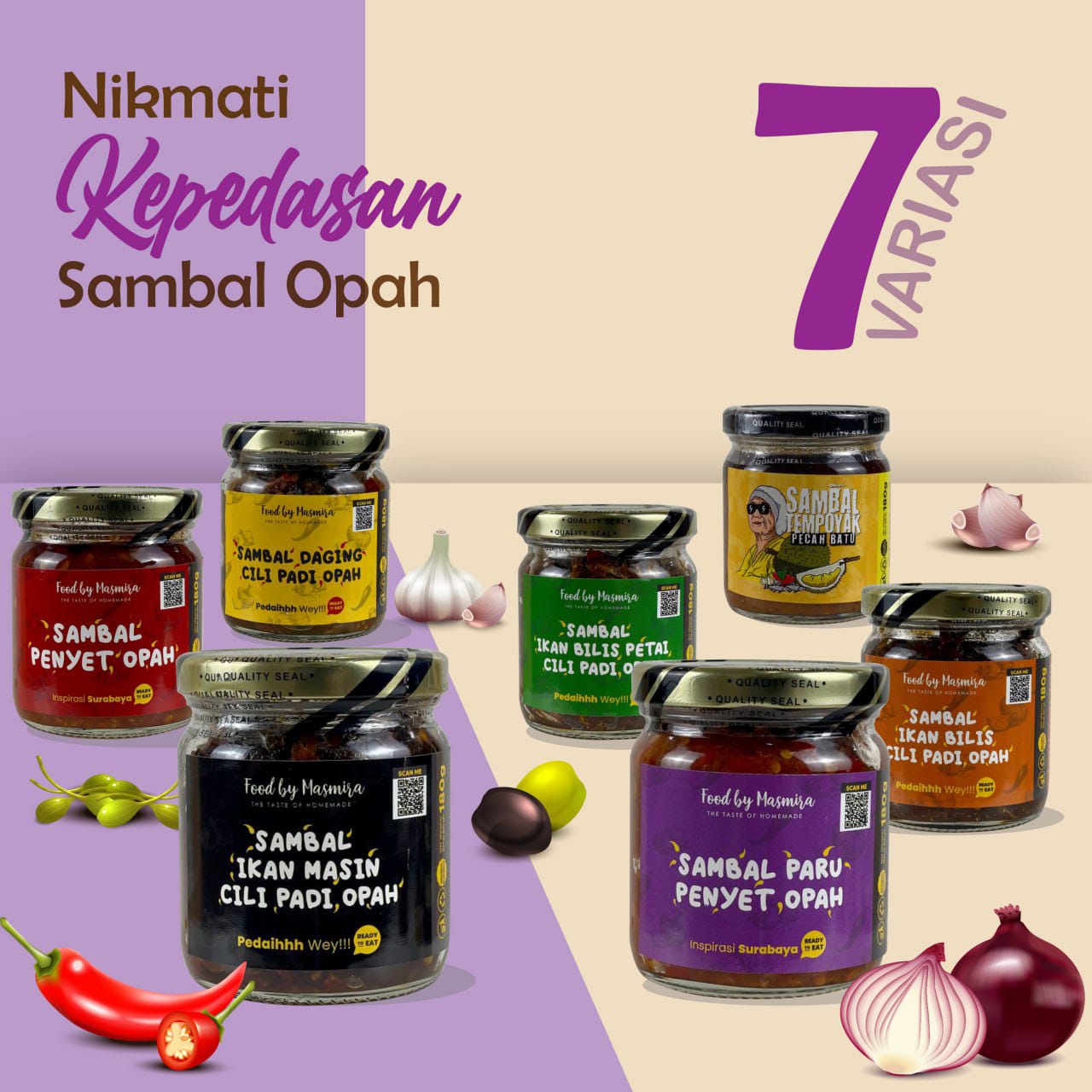 Sambal Opah | Salted Fish Kurau Bilis Petai Chili Rice Lung Meat ...