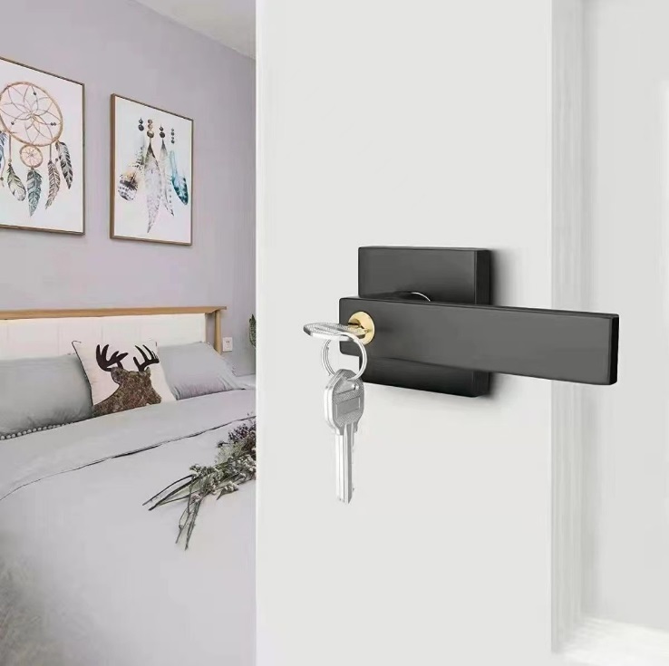 Door Lock Set Tombol Pintu Rumah Handle Lock Interior Bathroom Three ...