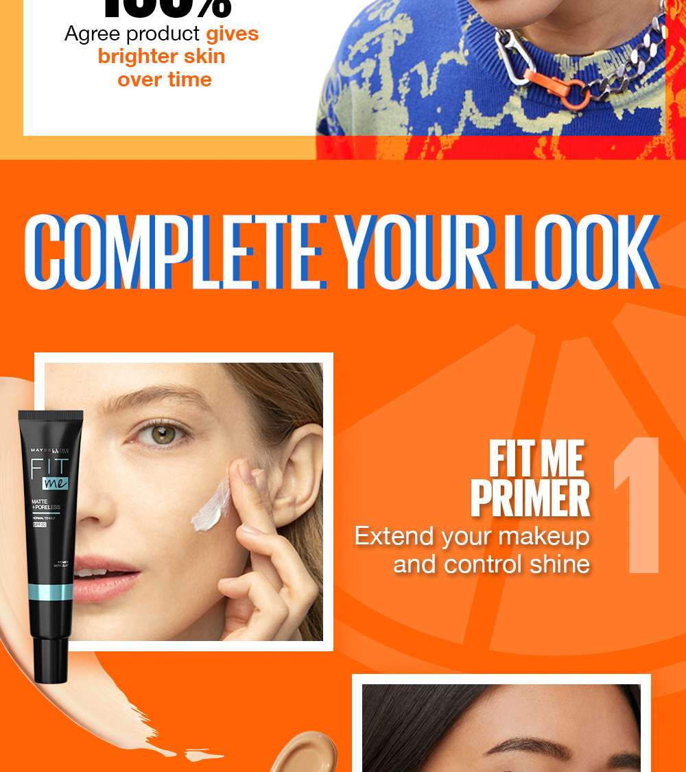 Maybelline Fit Me Fresh Tint - SPF50, Vitamin C, Sun Protection, Light ...
